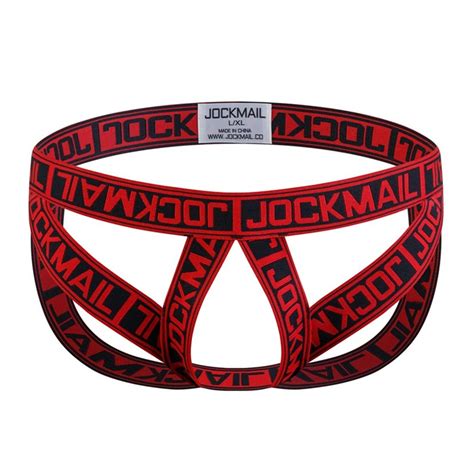 Jockmail Mens Underwear Jockstrap Stretch Mens Jock Strap G String Athletic Supporter Underwear