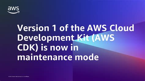 alex pulver on linkedin version 1 of the aws cloud development kit aws cdk is now in maintenance…
