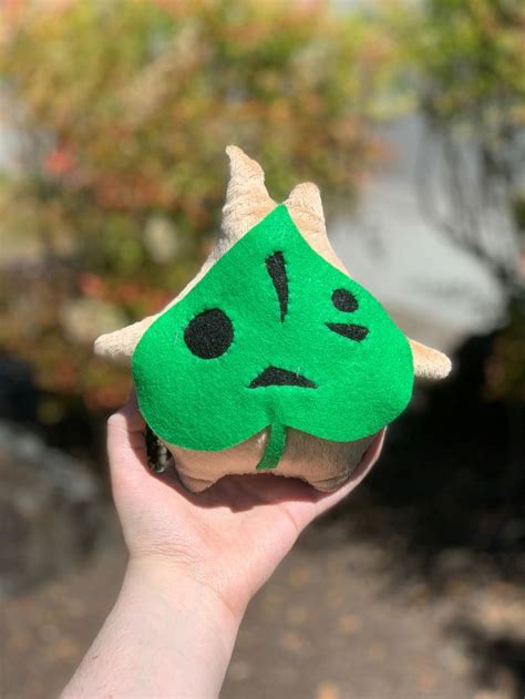 The Legend Of Zelda Makar Korok Plush 100 Handmade Zelda Cosplay Windwaker Art Etsy Canada