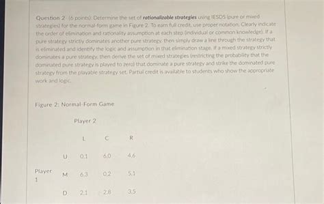 Solved Question 2 6 Points Determine The Set Of