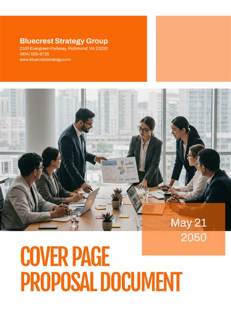 Free Proposal Cover Page Templates To Edit Online