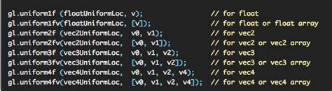 where in source code does threejs perform updates to webgl uniforms