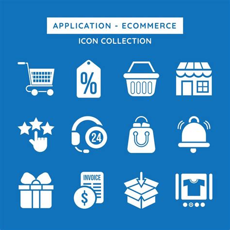 Useful Ui App Icons To Use For Ecommerce Purposes 16063224 Vector Art