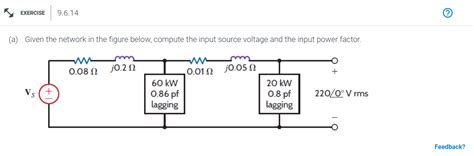 Solved Given The Network In The Figure Below Compute The