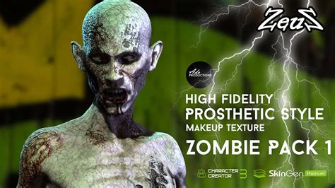 Face Texture Map Zombie