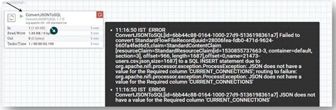 Apache Nifi ConvertJSONToSQL JSON Does Not Have A Value For The Required Column Stack Overflow