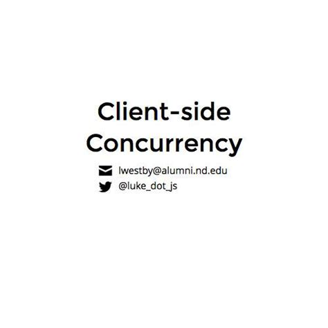 Client Side Concurrency