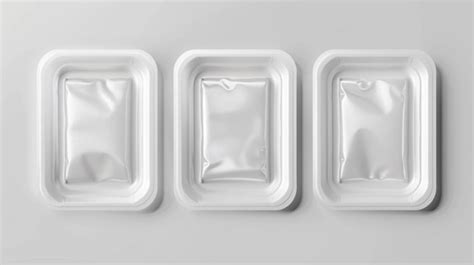 Premium Photo Mockup Of Realistic Polystyrene Packaging For Fresh
