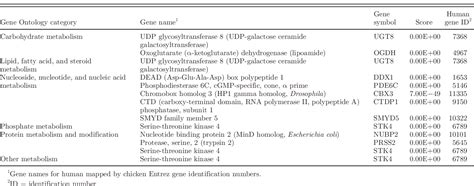 Table 5 From High Throughput Gene Expression Analysis Of Intestinal