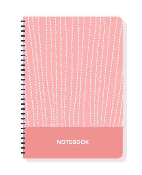 Premium Vector Red Notebook Cover Premium Vector Red Notebook Cover