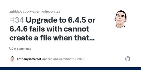 Upgrade To 645 Or 646 Fails With Cannot Create A File When That File Already Exists · Issue
