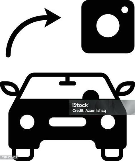 교통 카메라 컨셉의 자율 주행 자동차 광학 포토닉스 센서 벡터 아이콘 디자인 자율 주행 차량 기호 로보 카 사인 자동 주행 시스템 스톡 일러스트 레이저 레이다에 대한 스톡