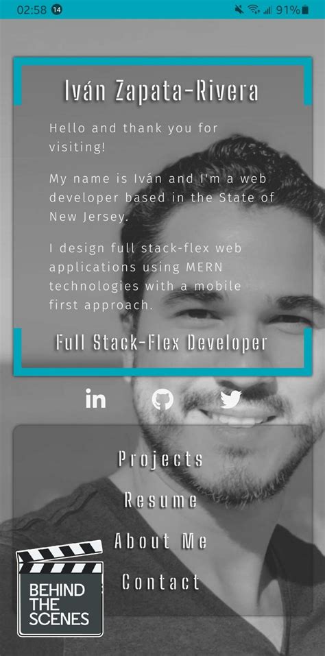 Iván J Z On Linkedin Portfolio Javascript Nodejs Animista Github Webdeveloper