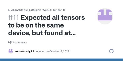 Expected All Tensors To Be On The Same Device But Found At Least Two Devices Cpu And Cuda0