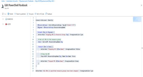 Manage Azure Resources Effectively Using Azure Automation Runbook With