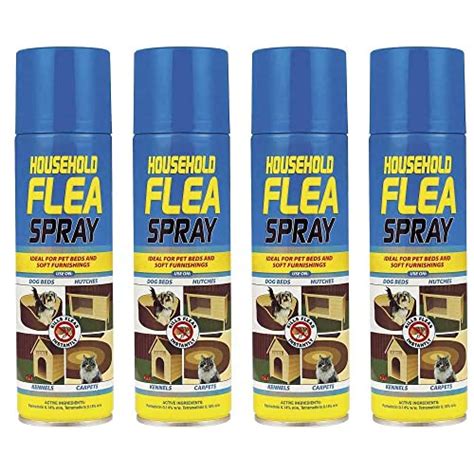 Flea Killer Spray 200ml Aerosol Animal Flea Dog Cat Tick Protection