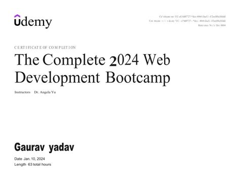 Gaurav Yadav On Linkedin Im Excited To Share That Ive Completed A