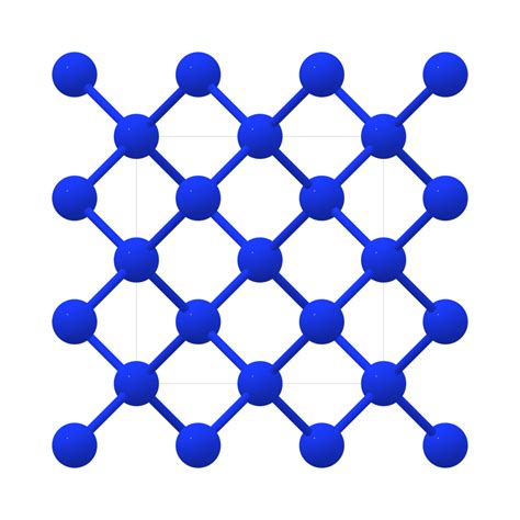 crystal lattice structure of diamond