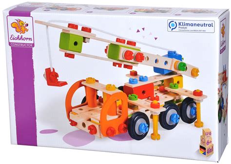 EICHHORN Constructor Dźwig 100039094 Klocki drewniane niskie ceny i