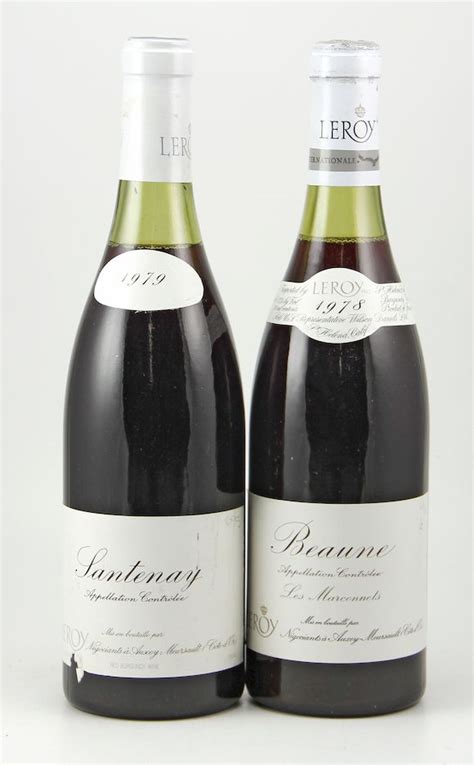 Bonhams Beaune Les Marconnets 1978 4 Santenay 1979 1