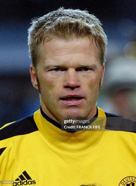 Portrait Of German Goalkeeper Oliver Kahn Taken 14 November 2001 In