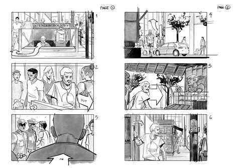 Mirrored Storyboards Behance
