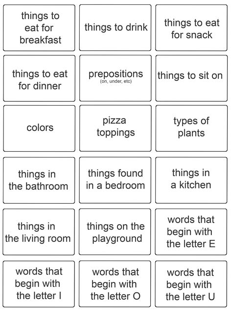 Printable Pictionary Printable Word Searches