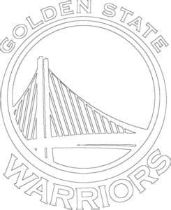 Golden State Warriors Logo Coloring Page Free Coloring Pages