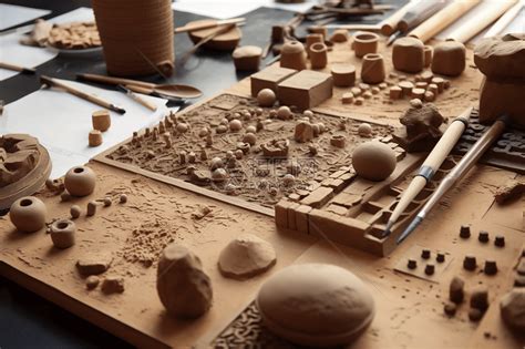 使用工具构建3d粘土模型图片图片素材 正版创意图片600136355 摄图网