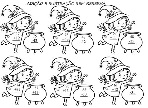 Atividade De Subtração Com Reserva 2 Ano Braincp