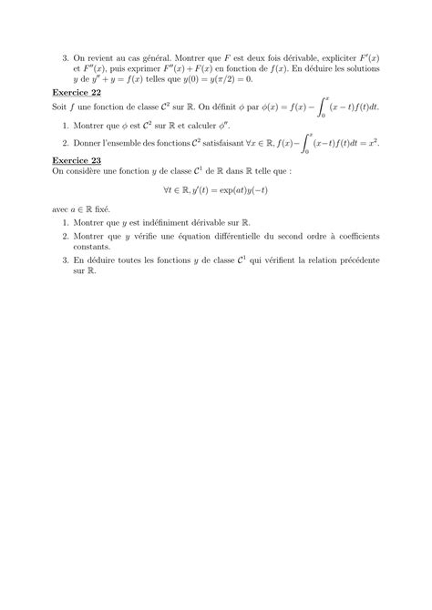 Td4 Equations Differentielles Correction Cy Δ Cours