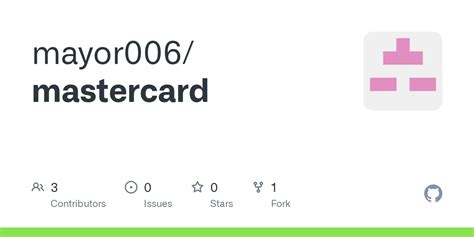 Github Mayor006mastercard