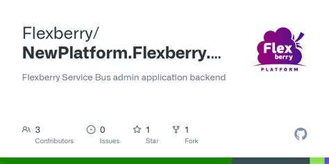 github flexberry newplatform flexberry servicebus editor flexberry