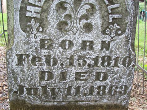 Henry Schell 1810 1863 Find A Grave Memorial