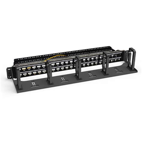 Flat 1U STP 48 Port Empty Patch Panel Briticom