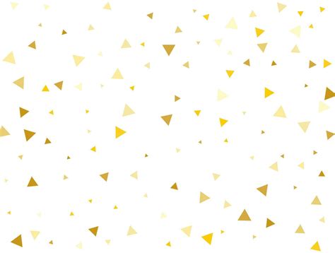 Gender Neutral Golden Triangular Confetti Background Vector Illustration 27375606 Vector Art At