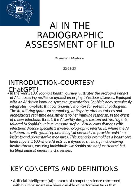 Ai In The Radiographic Assessment Of Ild Pdf Medical Imaging