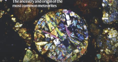 [표지로 읽는 과학] 우주에서 지구로 떨어진 암석 어디서 왔을까