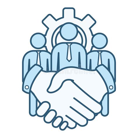 Colored Cooperation Icon Stock Vector Illustration Of Icon 306949680