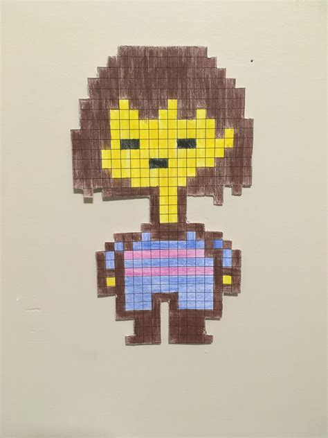 My First Pixel Art Drawing Of Many To Come Which Undertale Character Should I Make Next R