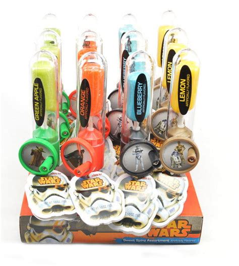 Star Wars Taffy Sweet Spinz 12 Box Candy Favorites