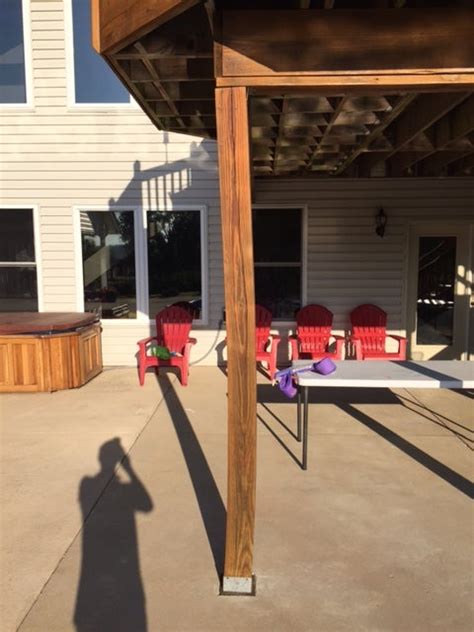 Replacing Deck Support Posts DIY Home Improvement Forum