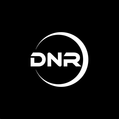 Dnr Letter Logo Design In Illustration Vector Logo Calligraphy