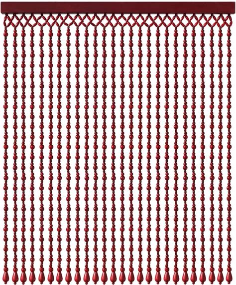 Red Beaded Curtain For Home Decor Cherry Bead Curtain 2000s Door