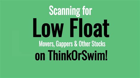 What Is Considered A Low Float At Gary Delariva Blog