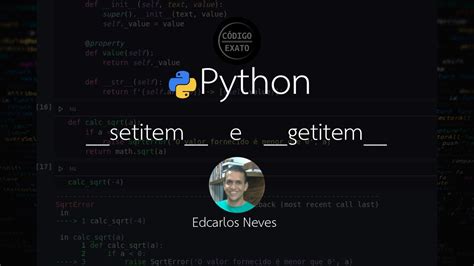 Setitem E Getitem Em Python Youtube