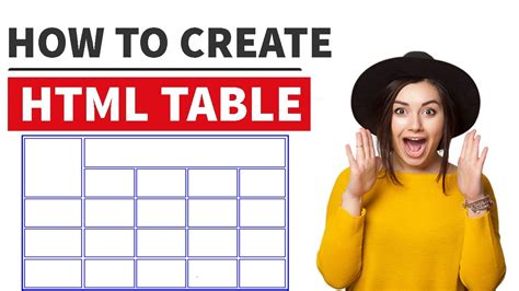 🔥how To Create Html Table Table Tr Th Td 🏆 Practical Example Tutorial Youtube