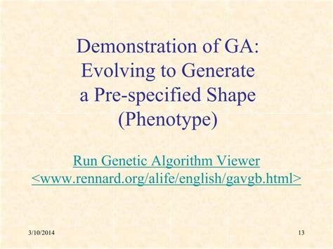 Ppt V Evolutionary Computing A Genetic Algorithms Powerpoint