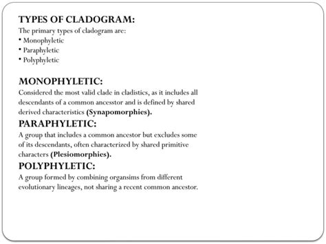 Cladogram Taxonomypptx Cladogram Taxonomypptx
