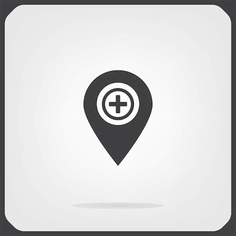 Premium Vector Label For Map Symbol Vector Illustration On Gray